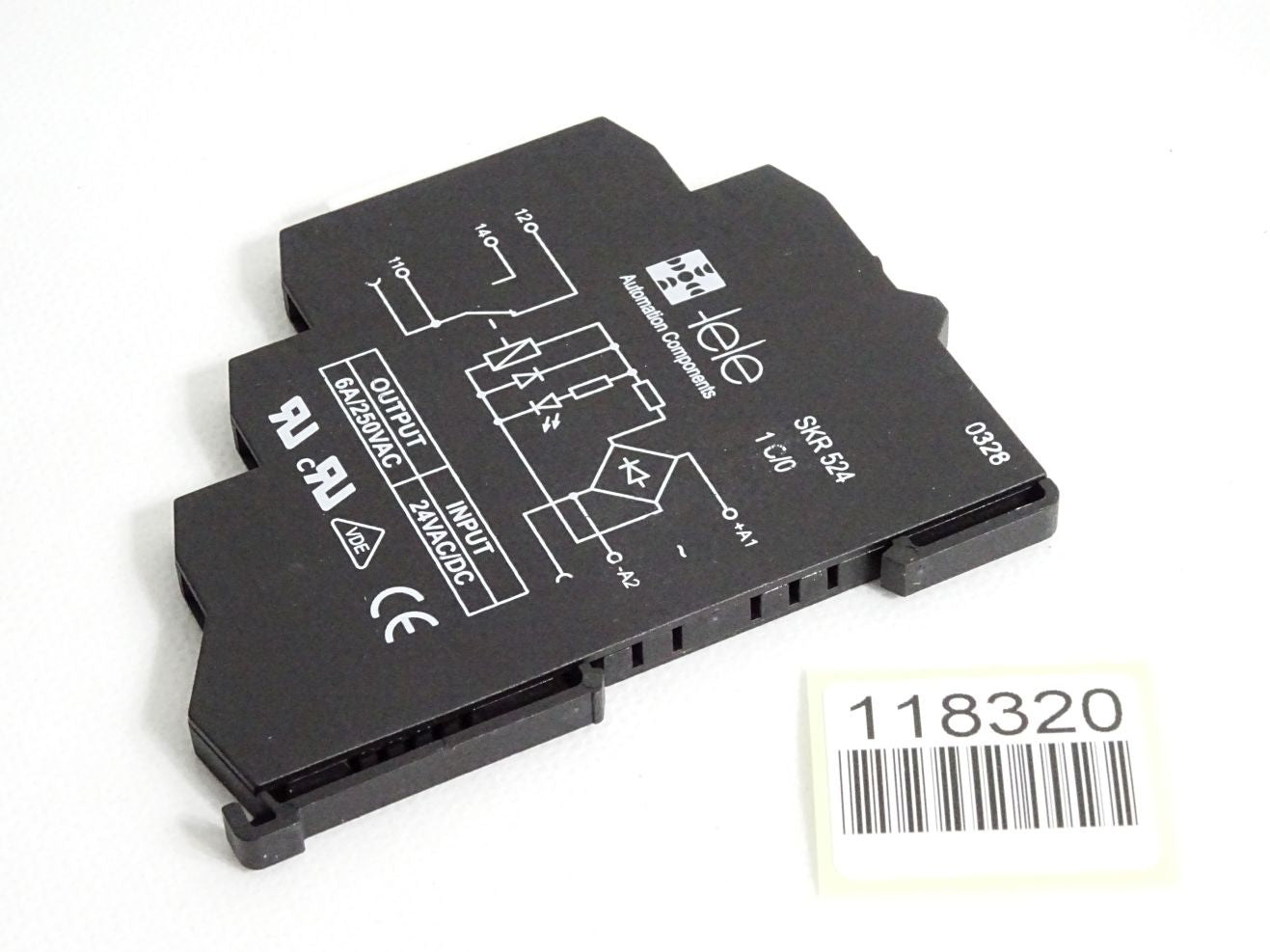 Tele SKR524 1 C/0 Schmalbaukoppelrelais 24V AC/DC 1 Wechsler ...