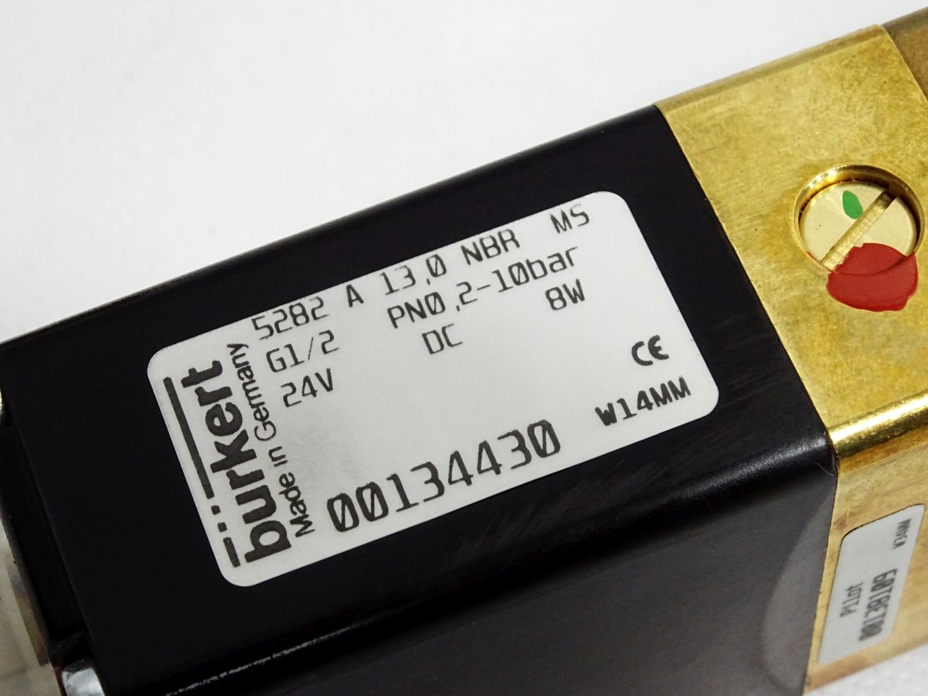 Bürkert Servogesteuertes Ventil 00134430 5282 24 V/DC G 1/2 / Neu OVP ...