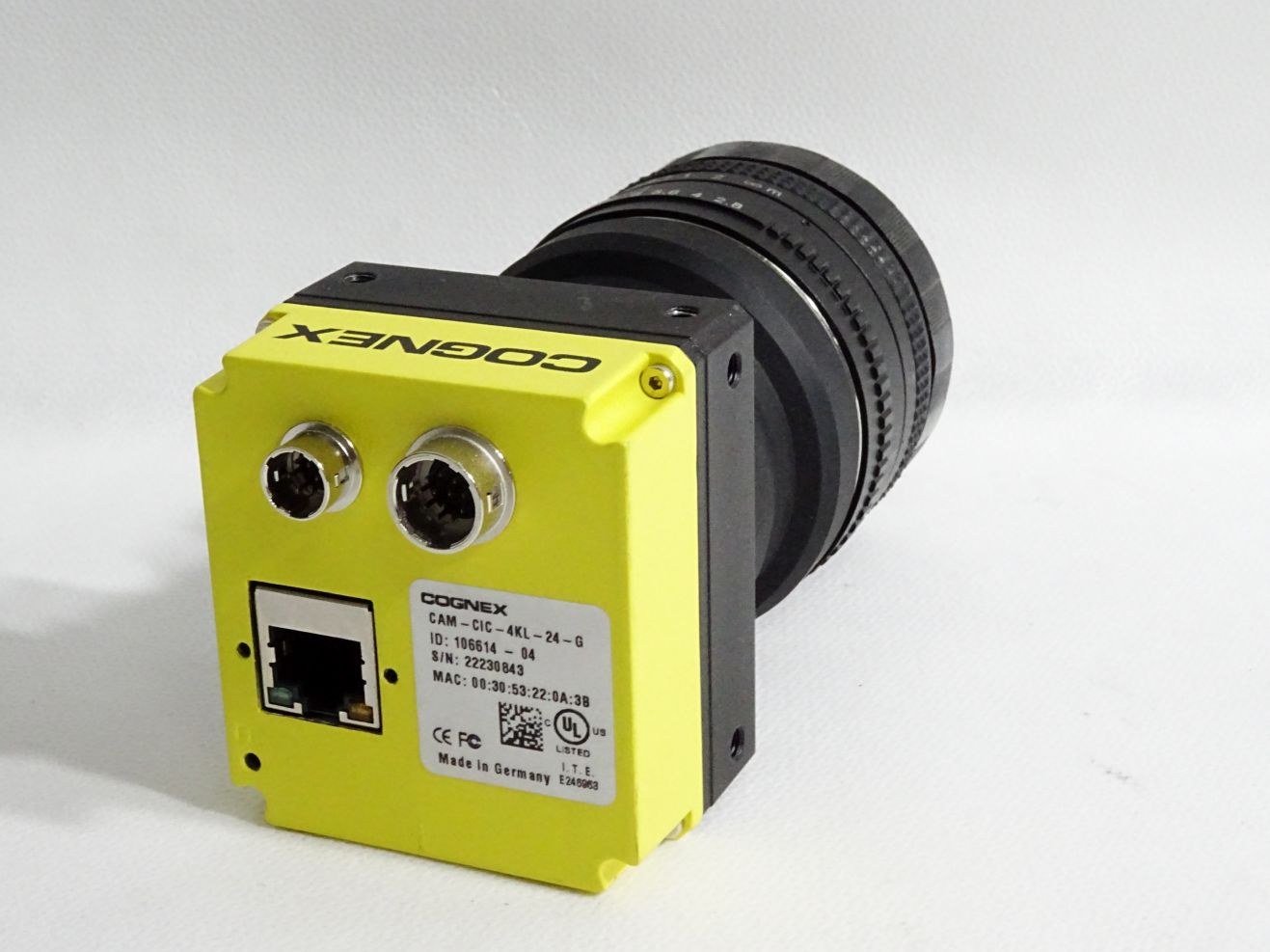 Cognex 4K line scan camera CAM-CIC-4KL-24-G 106614-04 | Maranos.de