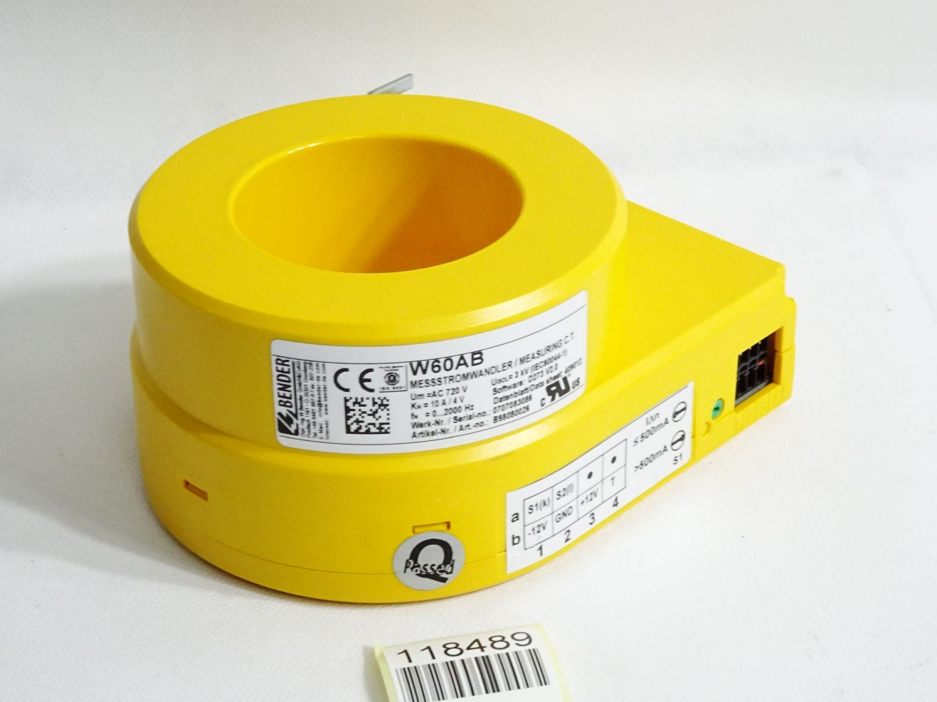 Bender Messstromwandler W60AB | Maranos.de