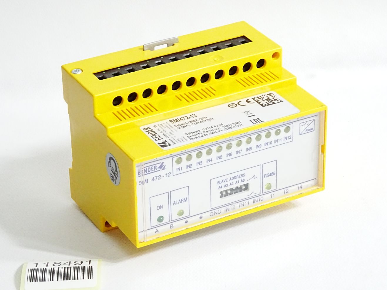 Bender Signalumsetzer SMI472-12 B92047011 | Maranos.de