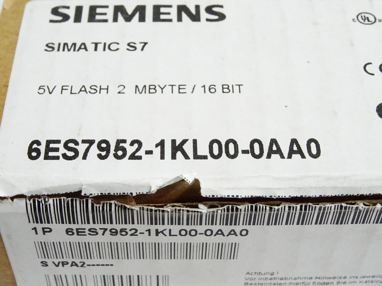 Siemens Memory Card 2MB 6ES7952-1KL00-0AA0 6ES7 952-1KL00-0AA0 Neu OVP ...