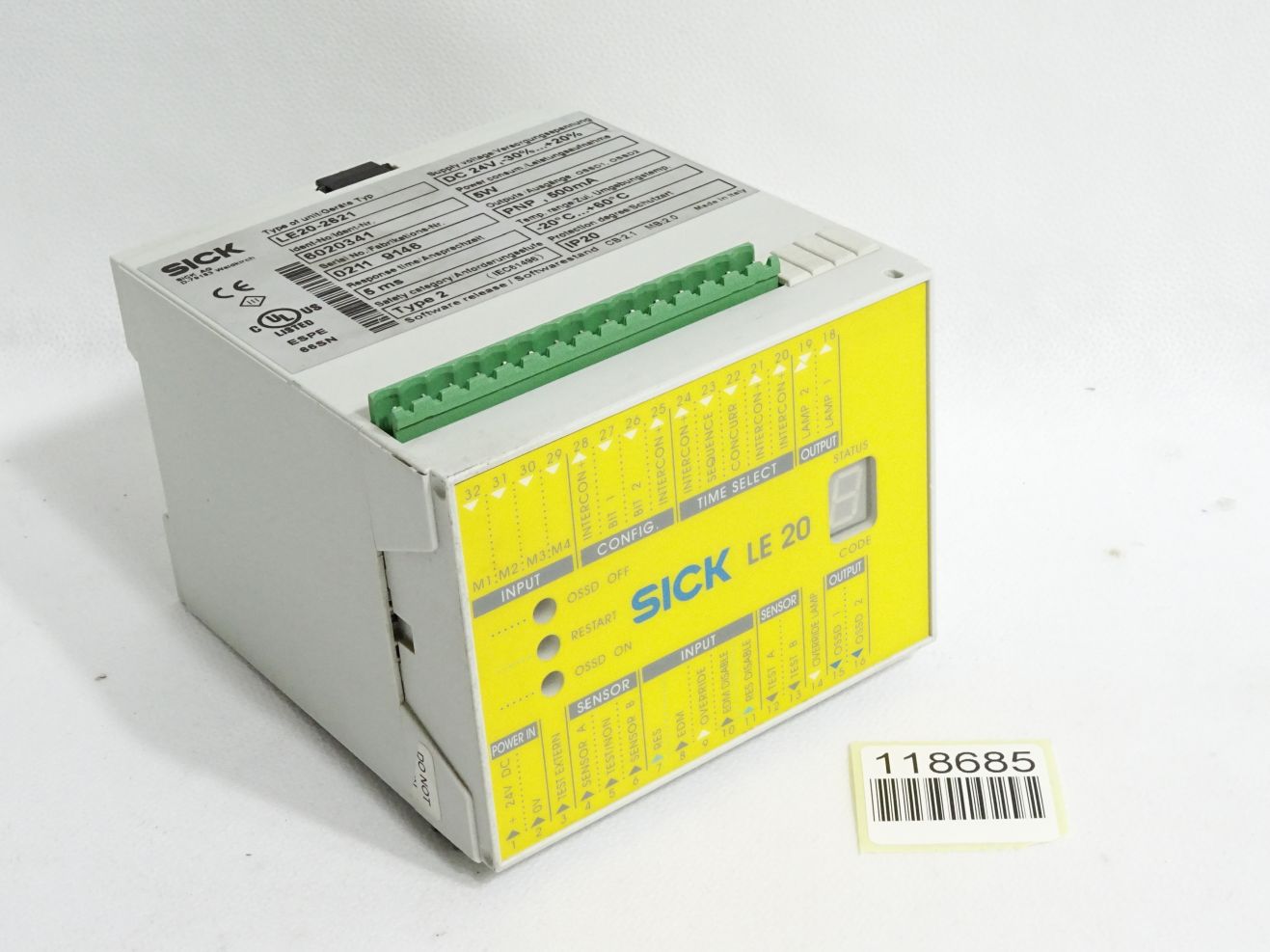 Sick Safety Evaluation Unit 6020341 LE20-2621 | Maranos.de
