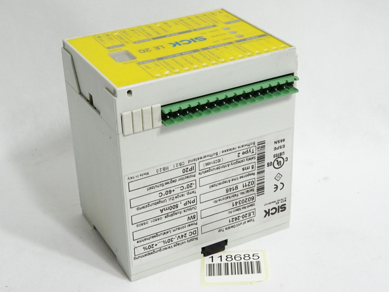 Sick Safety Evaluation Unit 6020341 LE20-2621 | Maranos.de