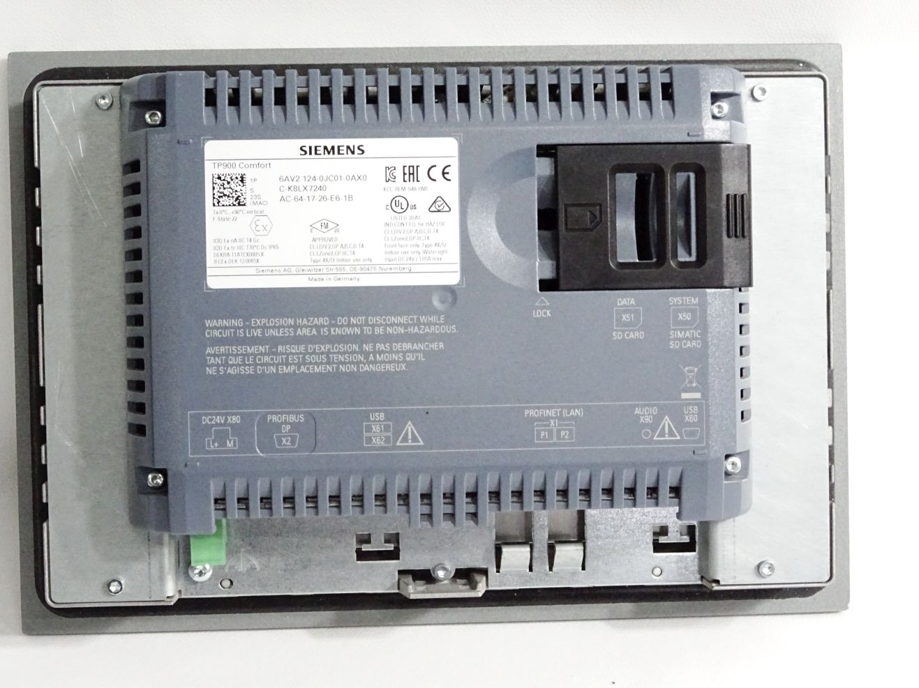 Siemens TP900 Comfort Panel 6AV2124-0JC01-0AX0 6AV2 124-0JC01-0AX0 ...